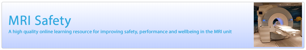 MRI Safety - e-Learning for Healthcare