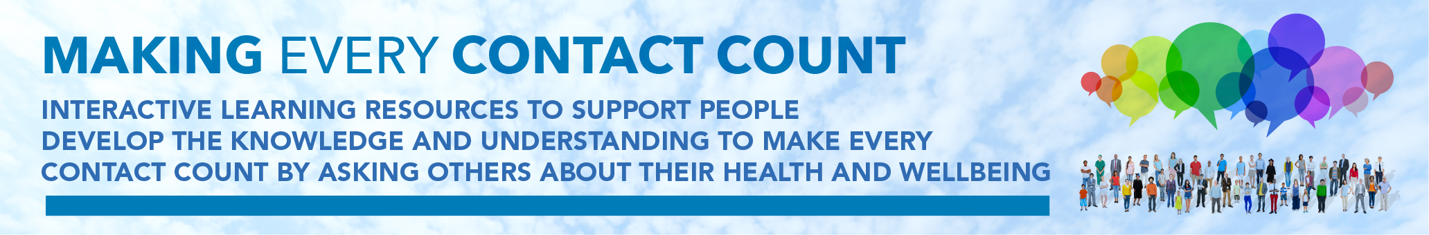 Making Every Contact Count - e-Learning for Healthcare